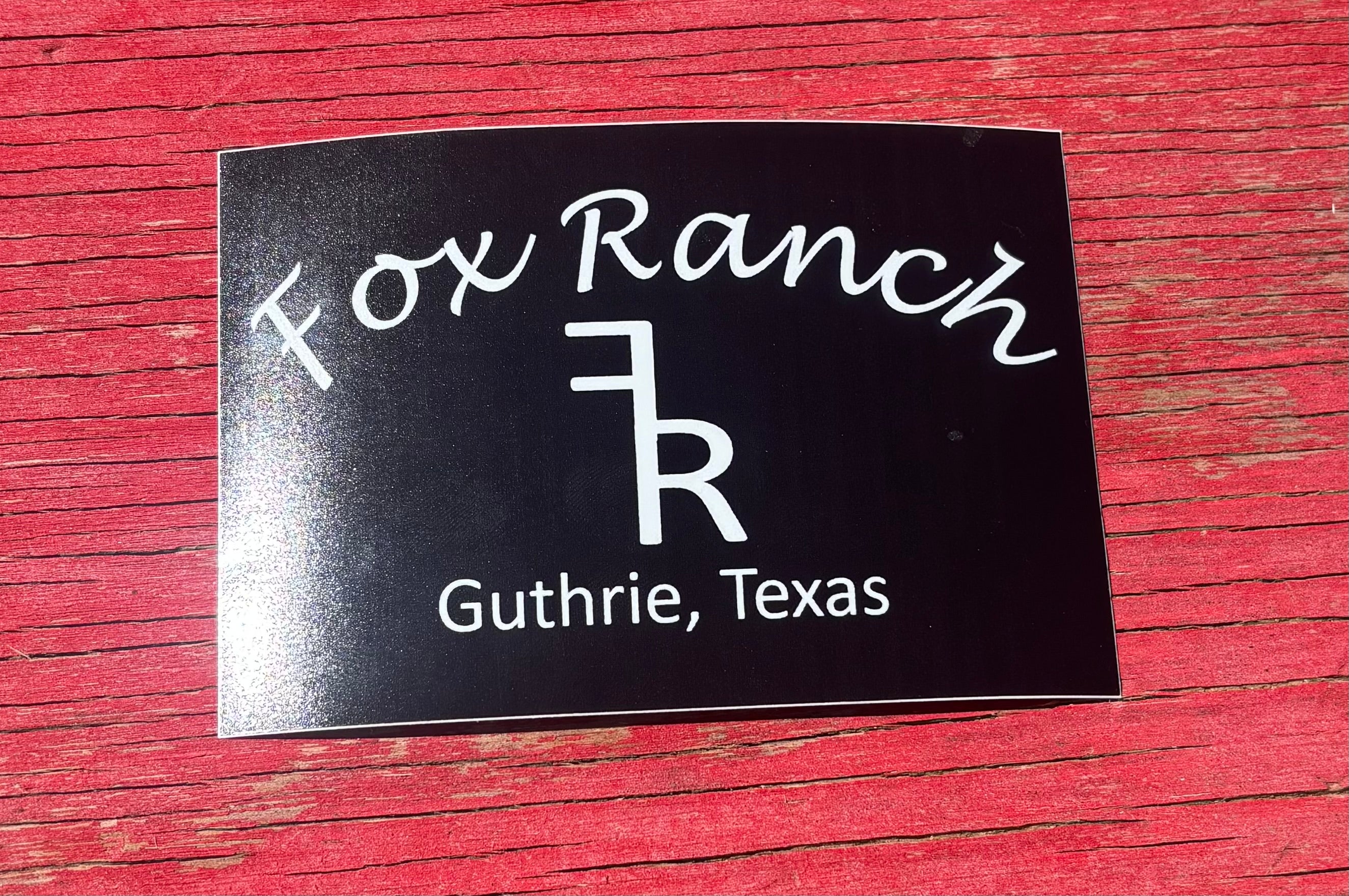 Decal – Fox Ranch Hat Co.